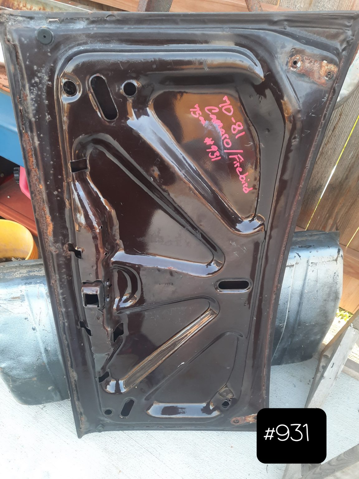 1970-1981 Camaro Firebird Trunk Lid - Bobs Classic Cars